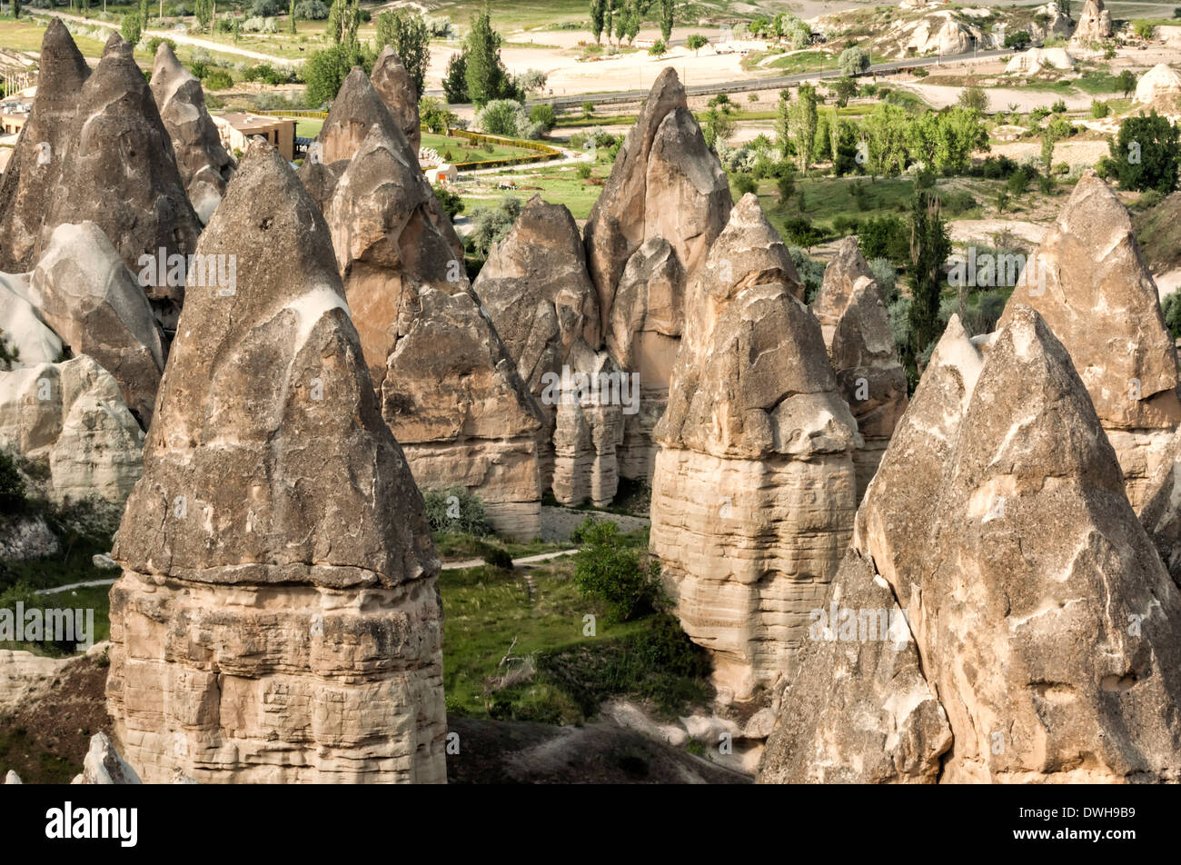 Fairy Chimneys, Uchisar Stock Photo - Alamy