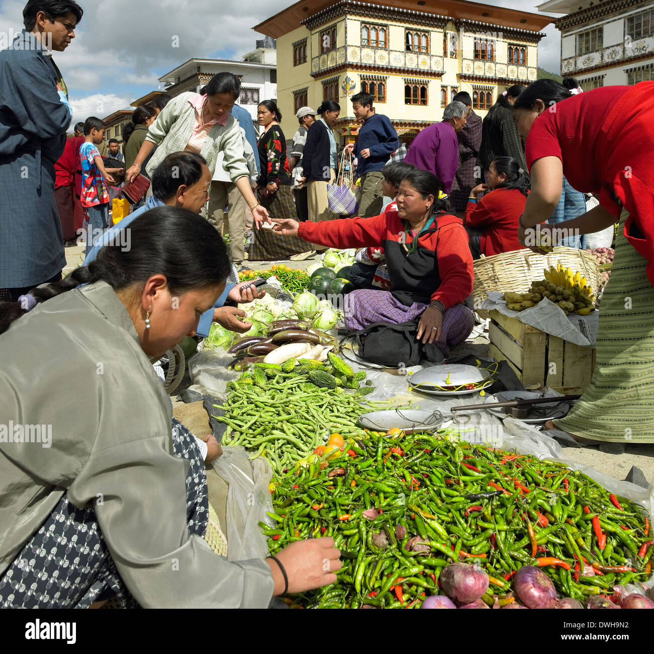 Paro Market Bhutan Stock Photos & Paro Market Bhutan Stock Images - Alamy