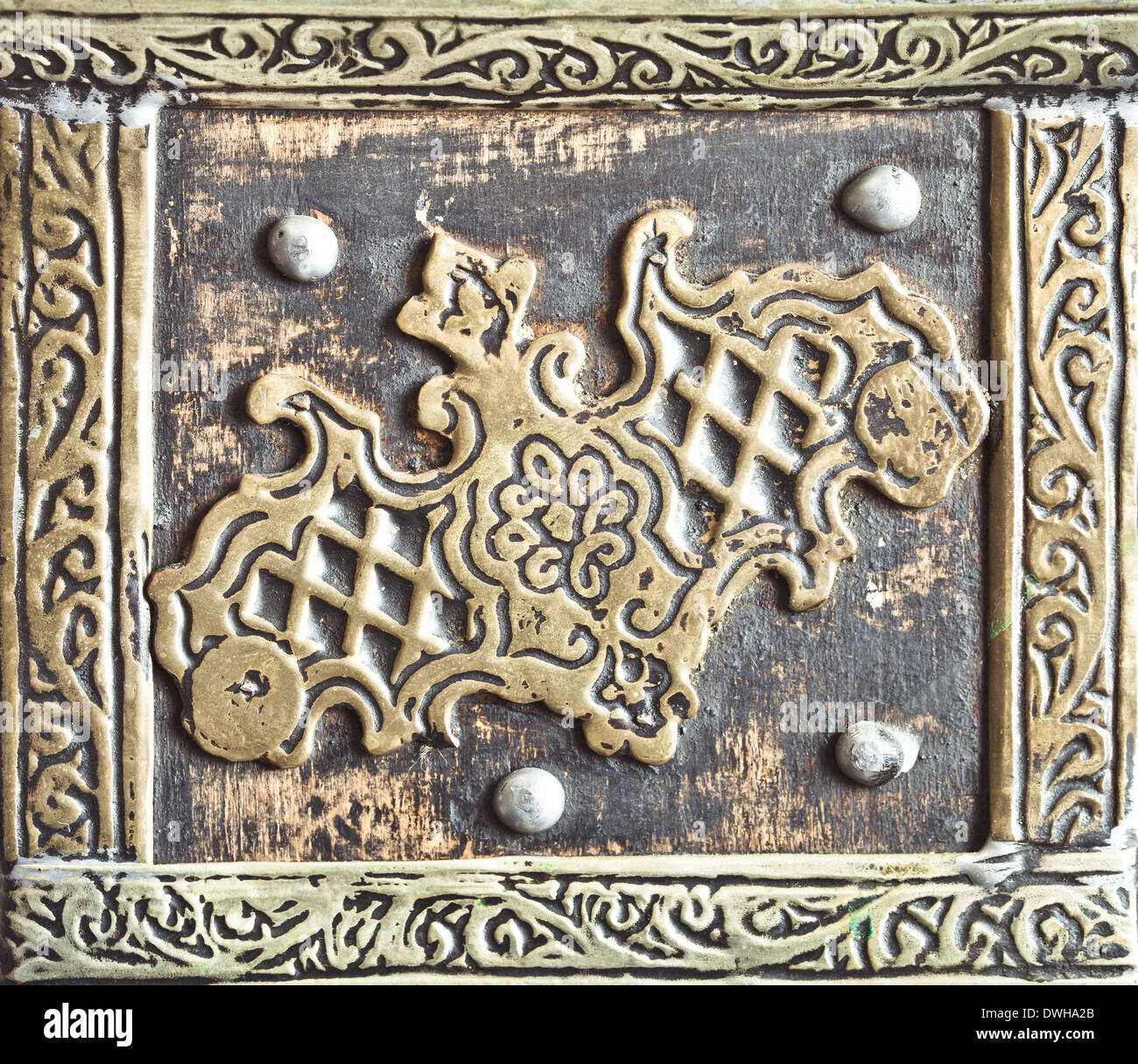 Antique brass texture hi-res stock photography and images - Alamy