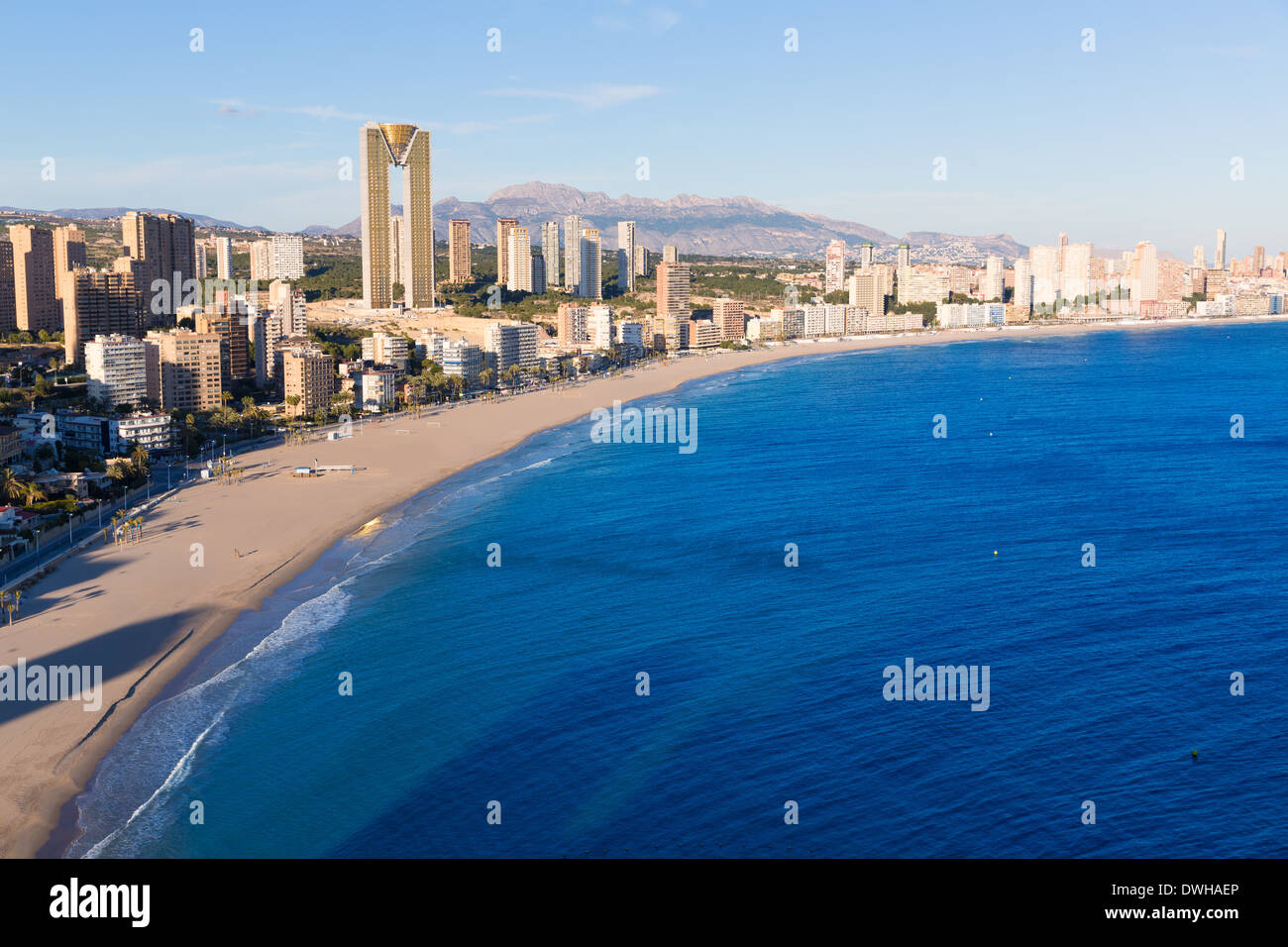 Playa poniente beach and spain hi-res stock photography and images - Alamy