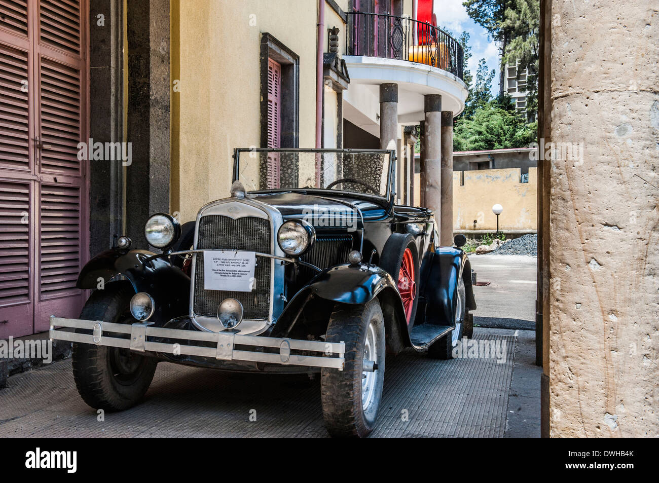 Vintage car, Addis Ababa Stock Photo - Alamy