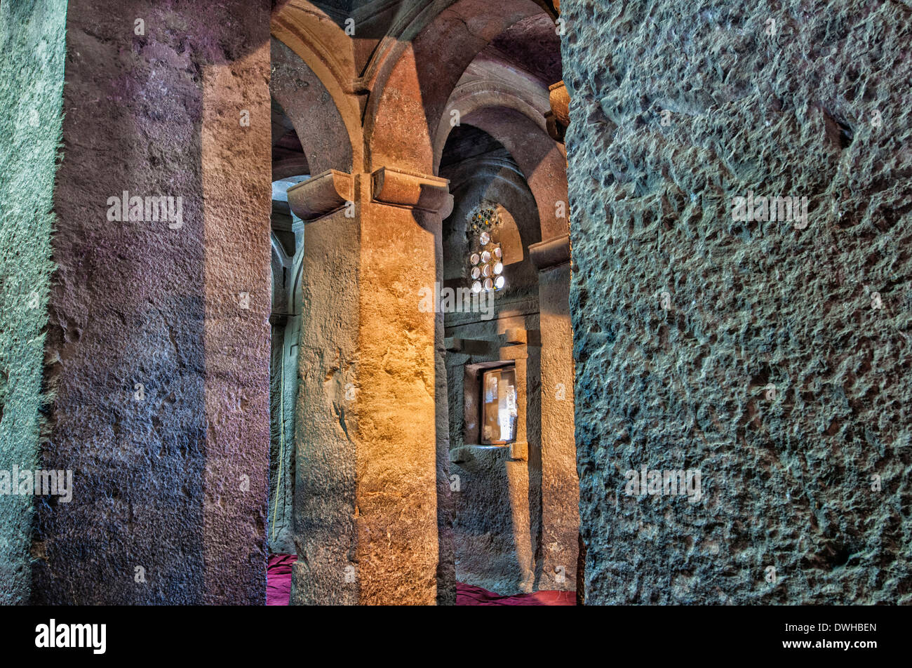 Bete Medhane Alem, Lalibela Stock Photo - Alamy