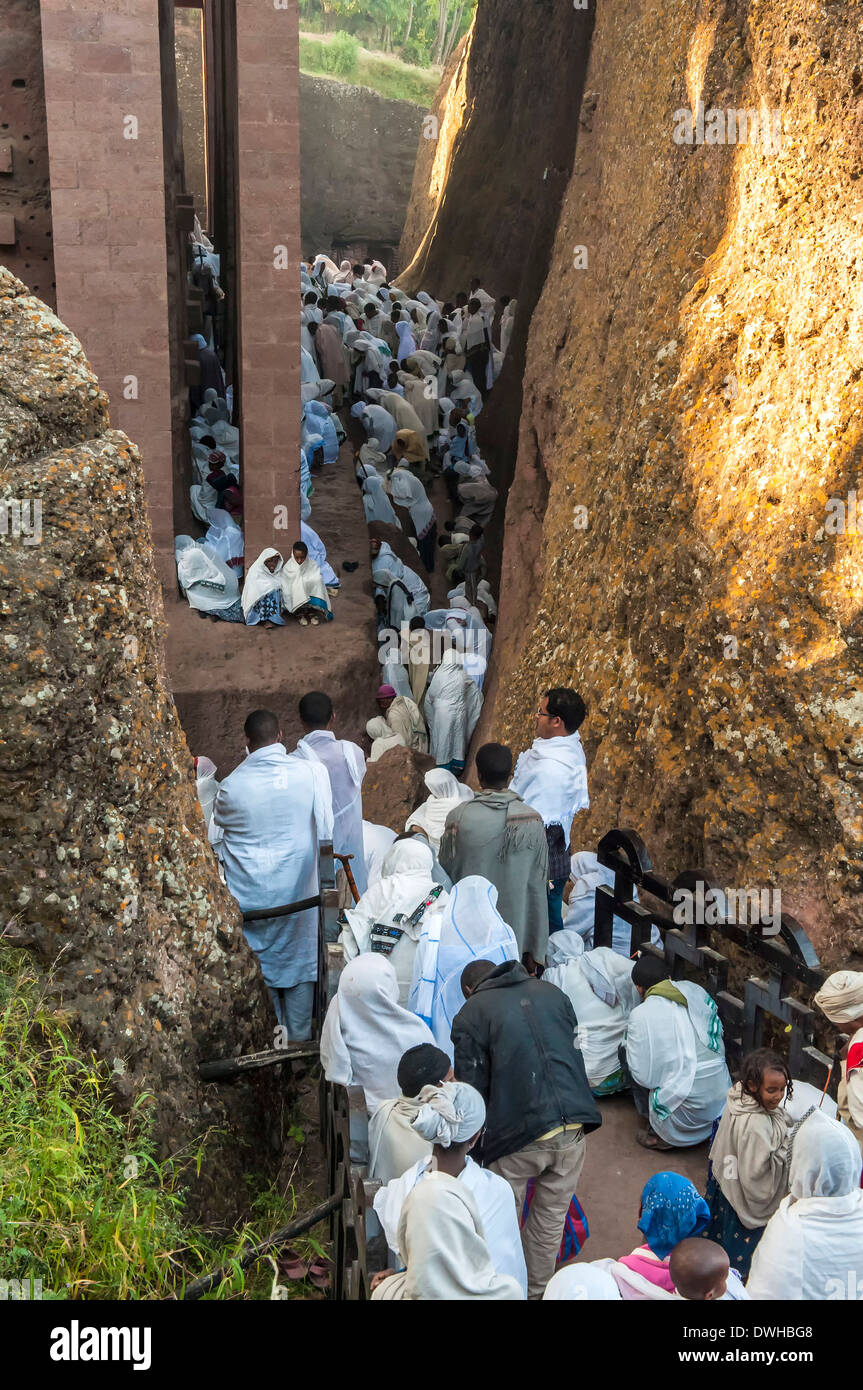 Bete Medhane Alem, Lalibela Stock Photo - Alamy