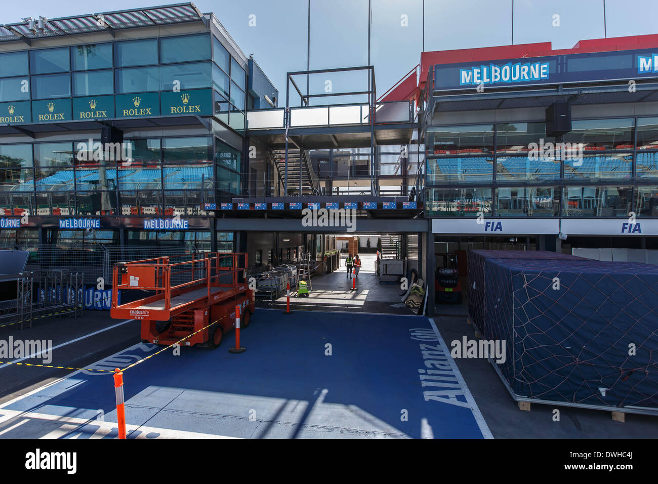 Formula one podium melbourne hi-res stock photography and images - Alamy