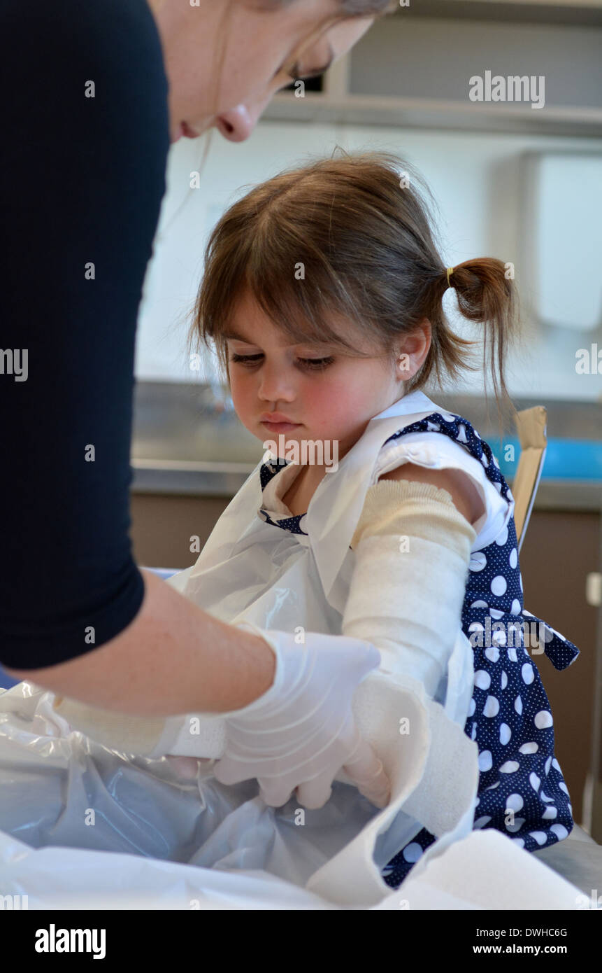 Broken Arm With A Cast On High Resolution Stock Photography and Images ...