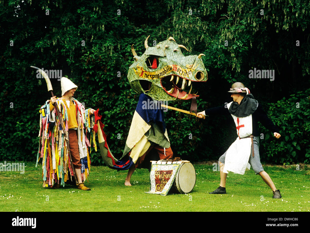 Medieval Miracle Play, St. George and Dragon, plays allegory, theatre ...