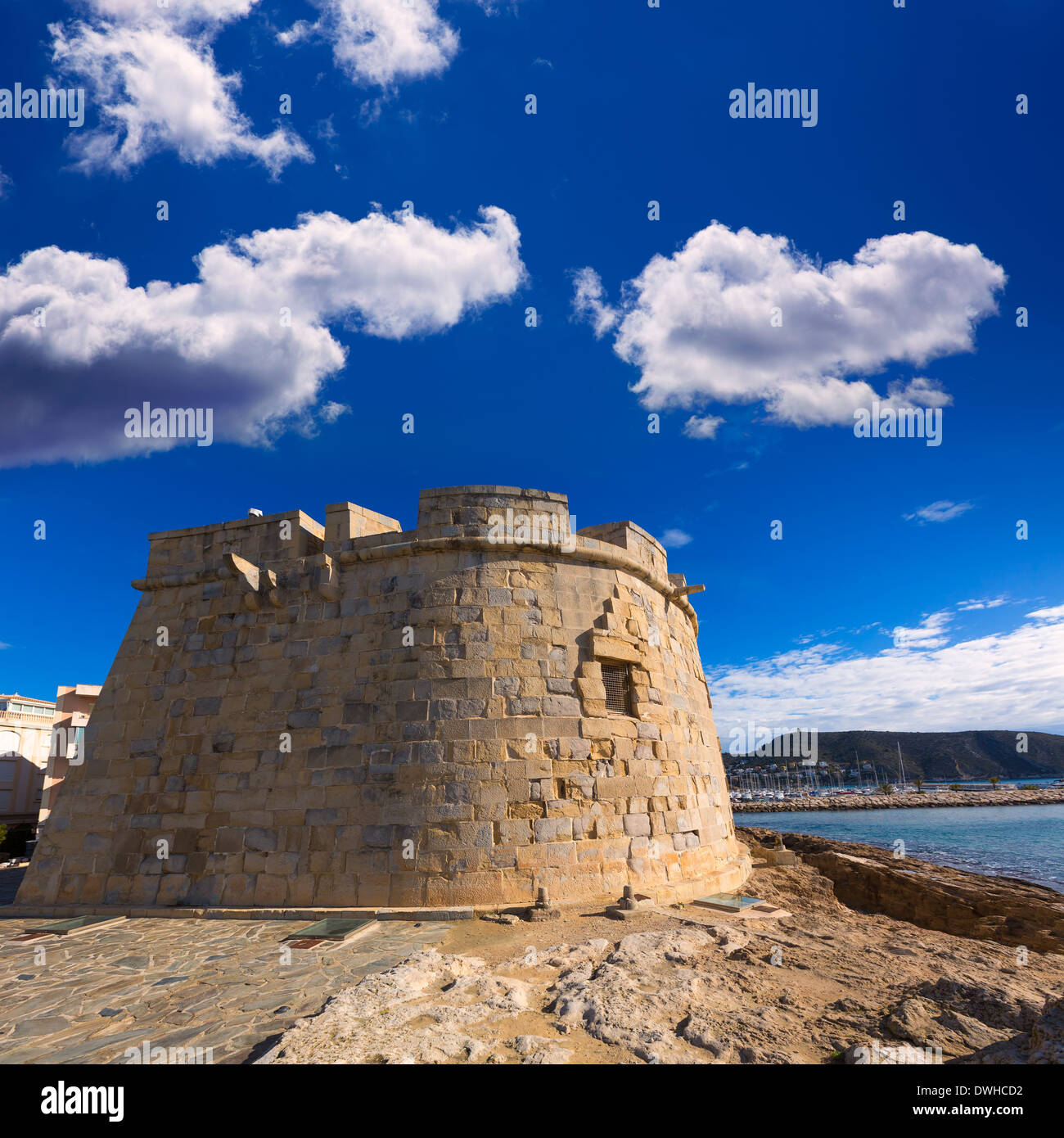 Moraira castle in teulada beach hi-res stock photography and images - Alamy