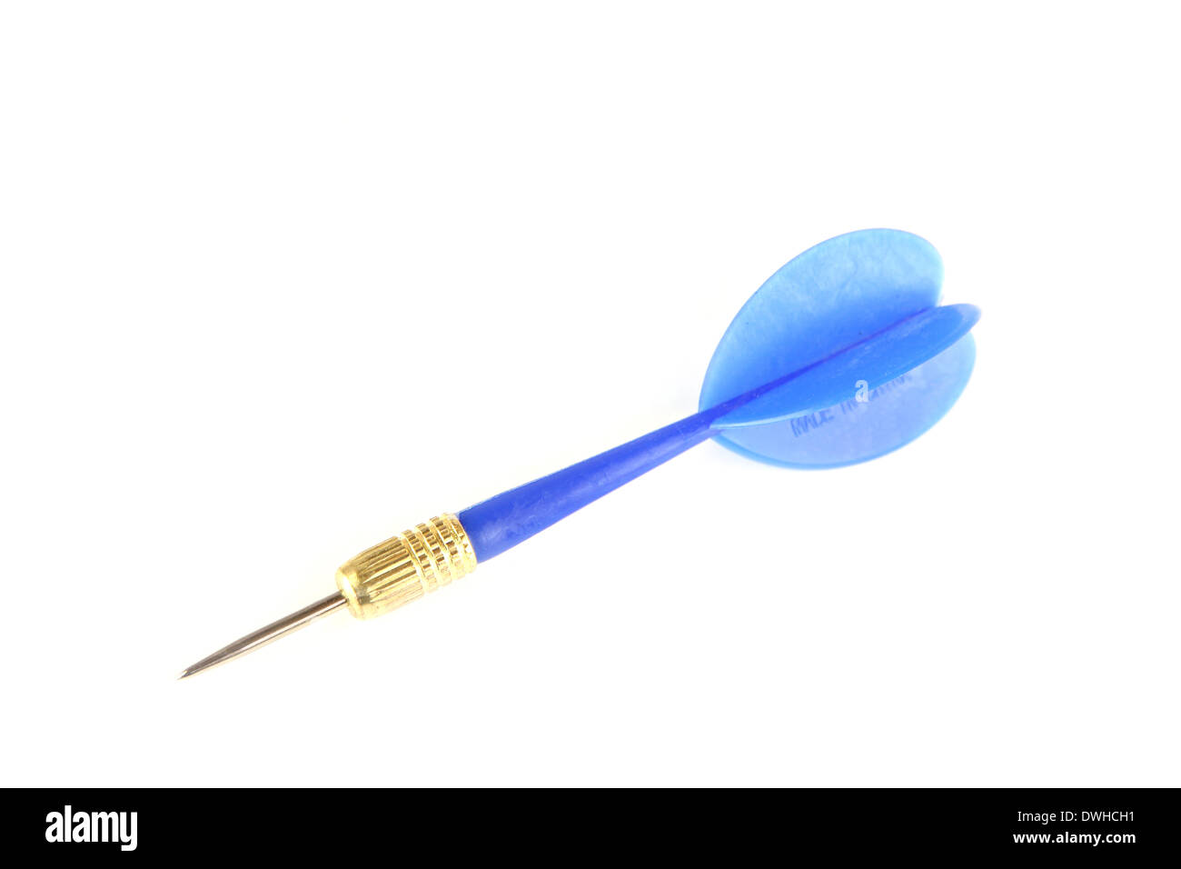 Blue Darts isolated on white background Stock Photo - Alamy