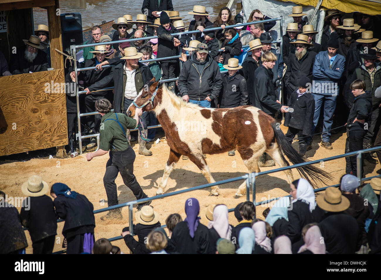 Lancaster, PA, USA.. Gordonville Fire Co. annual Mud Sale. Mud sales ...
