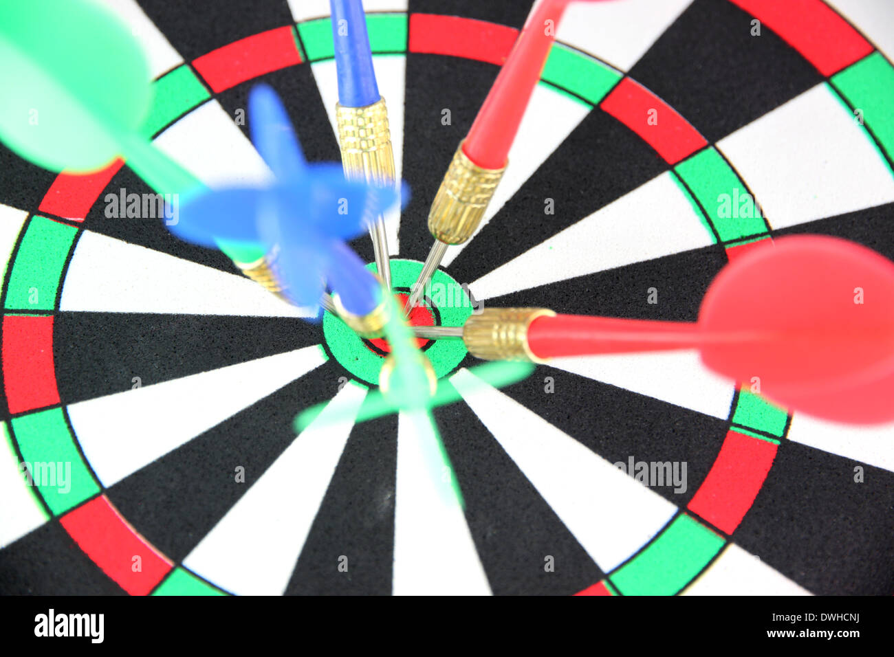 Many Darts on Target Stock Photo - Alamy