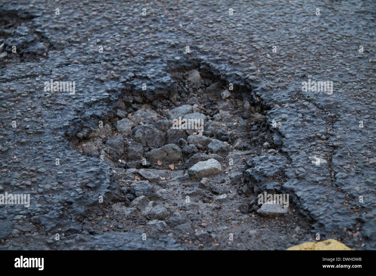Potholed streets hi-res stock photography and images - Alamy