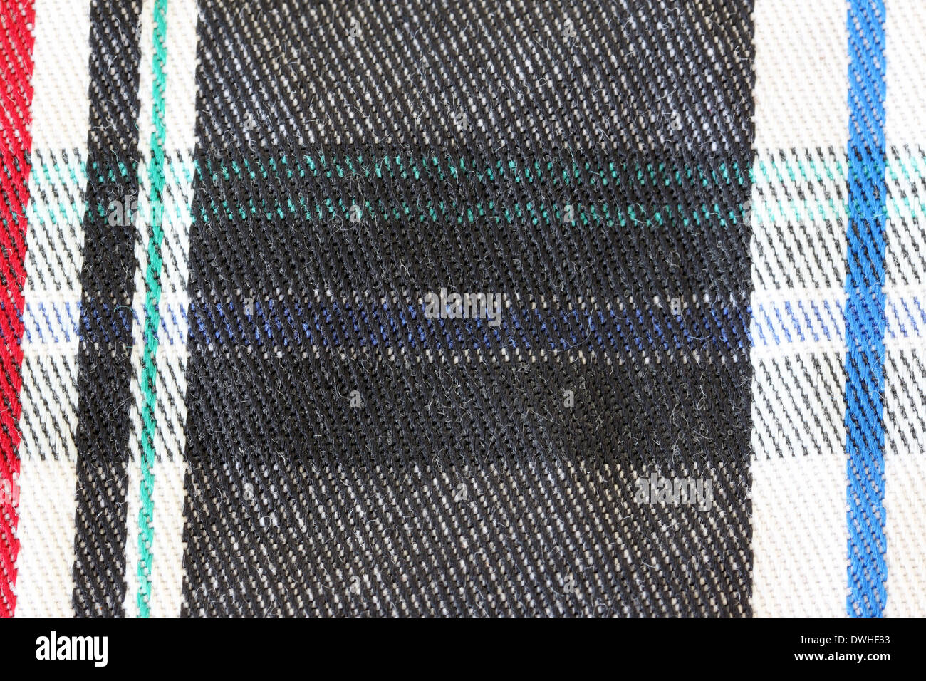 Design of Black pattern on fabric for background Stock Photo - Alamy