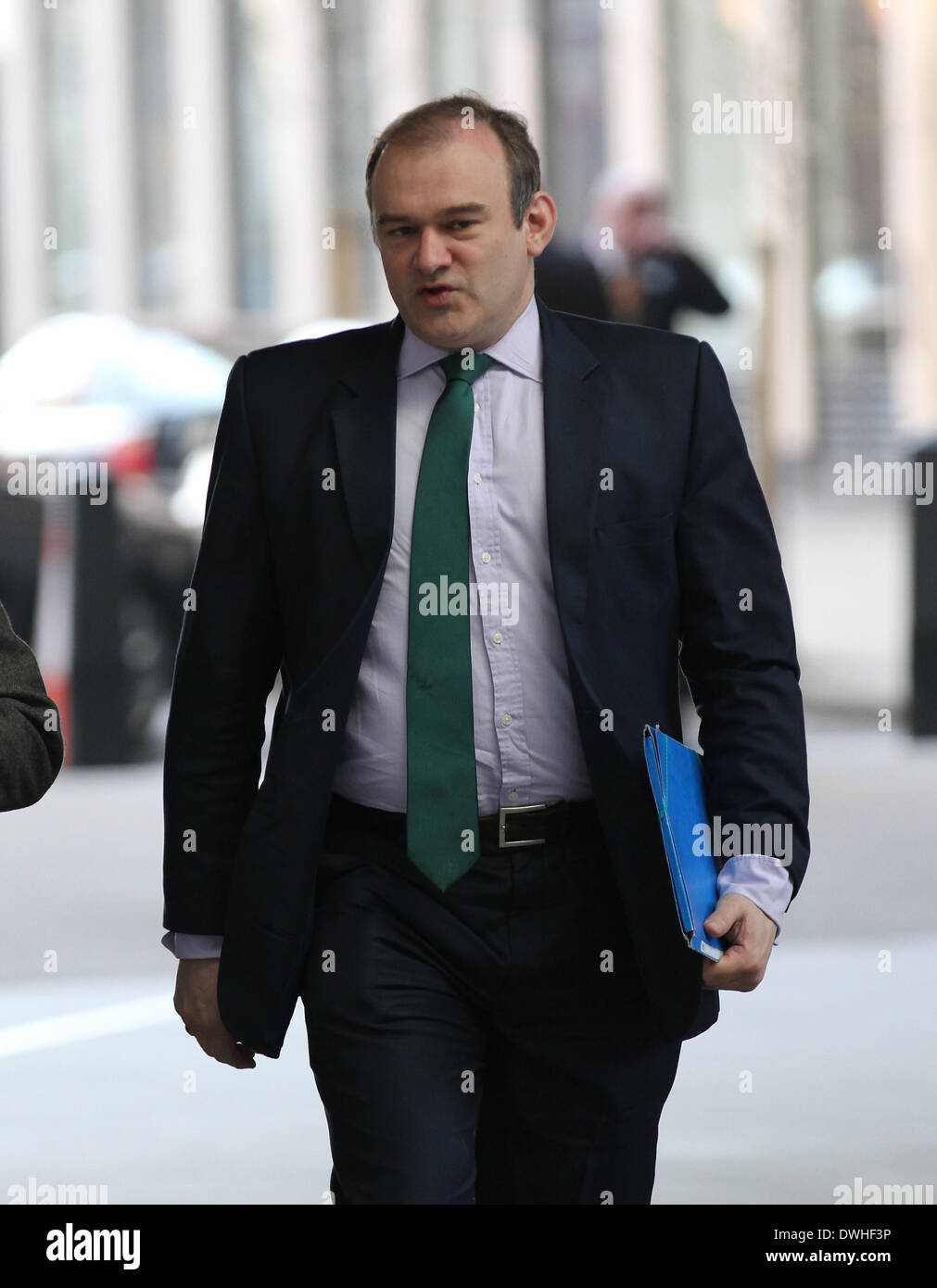London, UK, 9th March 2014. Edward Jonathan "Ed" Davey MP British ...