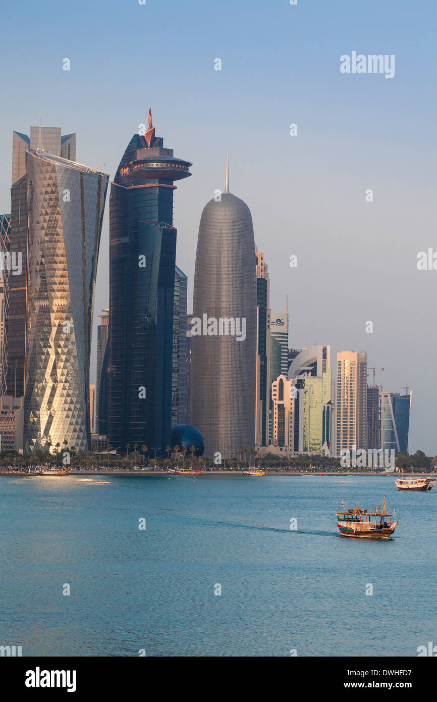 Arabian gulf shoreline doha hi-res stock photography and images - Alamy