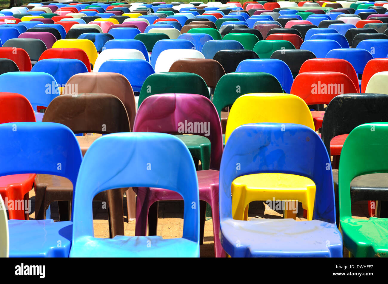 Colourful chairs hi-res stock photography and images - Alamy