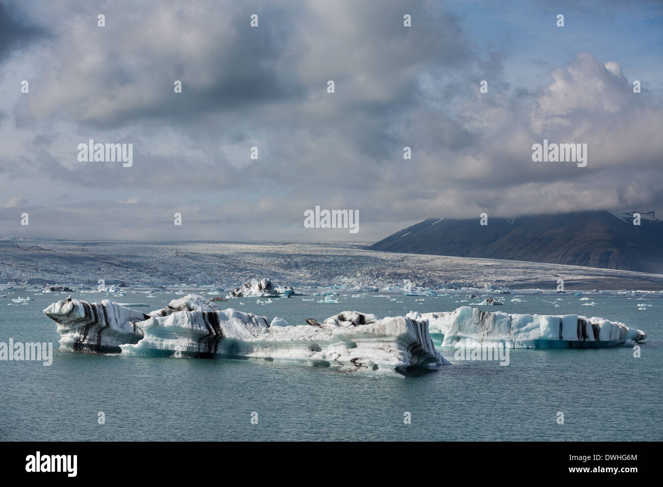 blue icebergs floating Stock Photo - Alamy