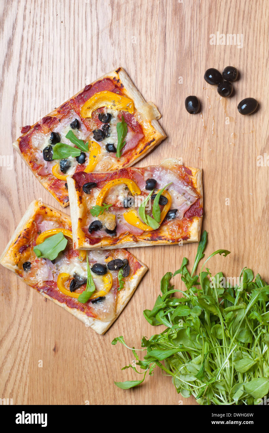 Puff pastry cake, top view Stock Photo - Alamy