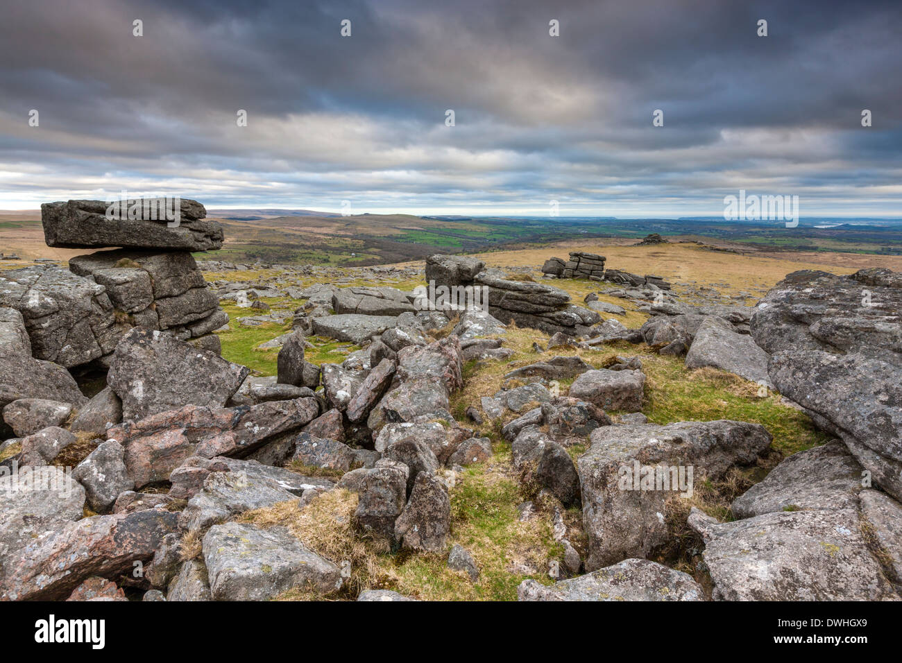 Great Staple Tor, Dartmoor National Park, Merrivale, West Devon ...