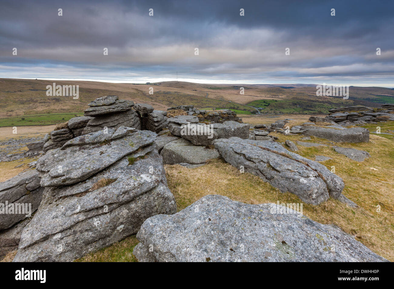 Great Staple Tor, Dartmoor National Park, Merrivale, West Devon ...