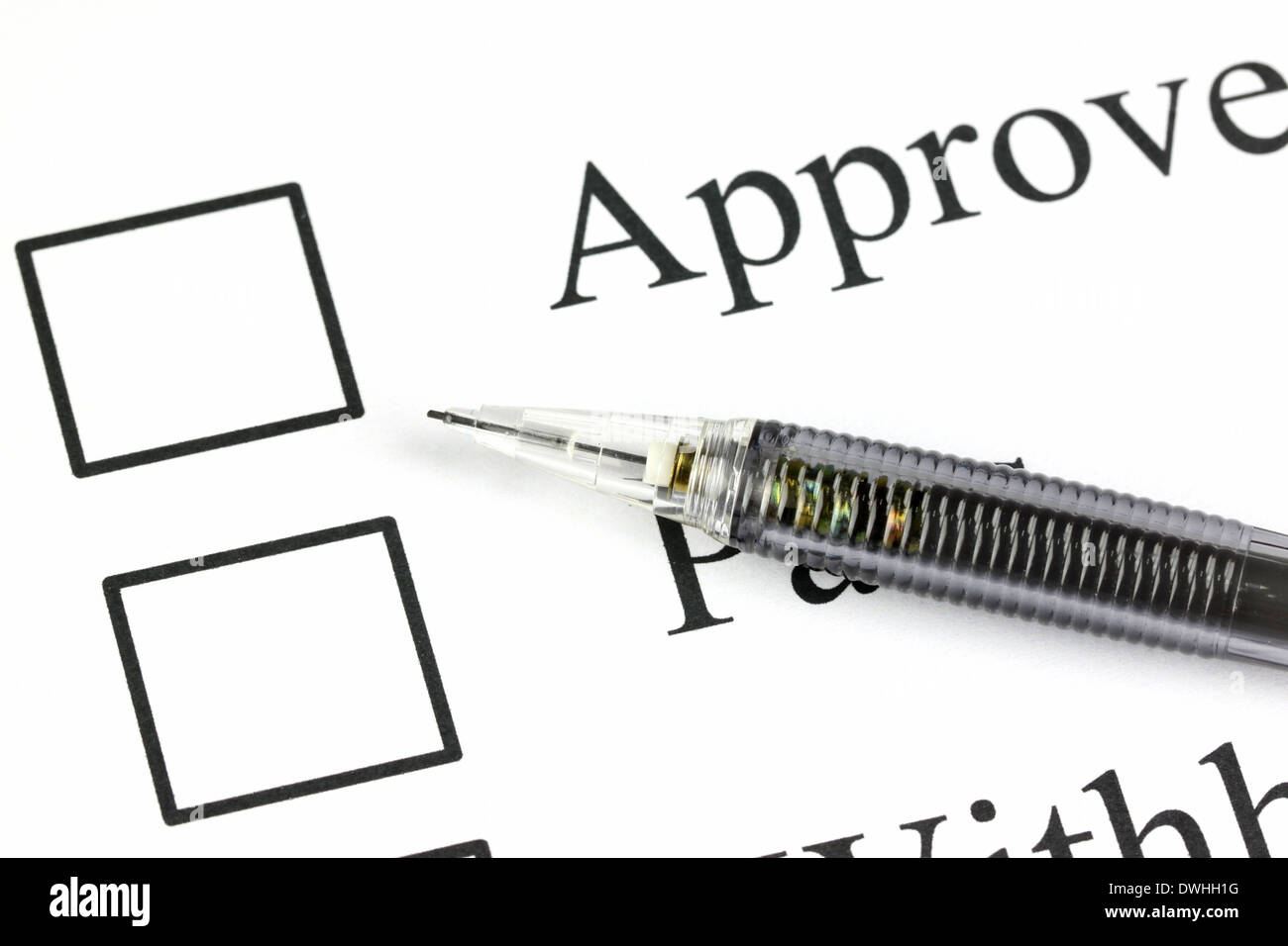 Approve hi-res stock photography and images - Alamy