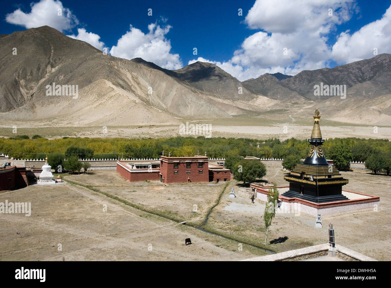 Buddhist Stupa at Samye Monastery in the Tibet Autonomous region of ...