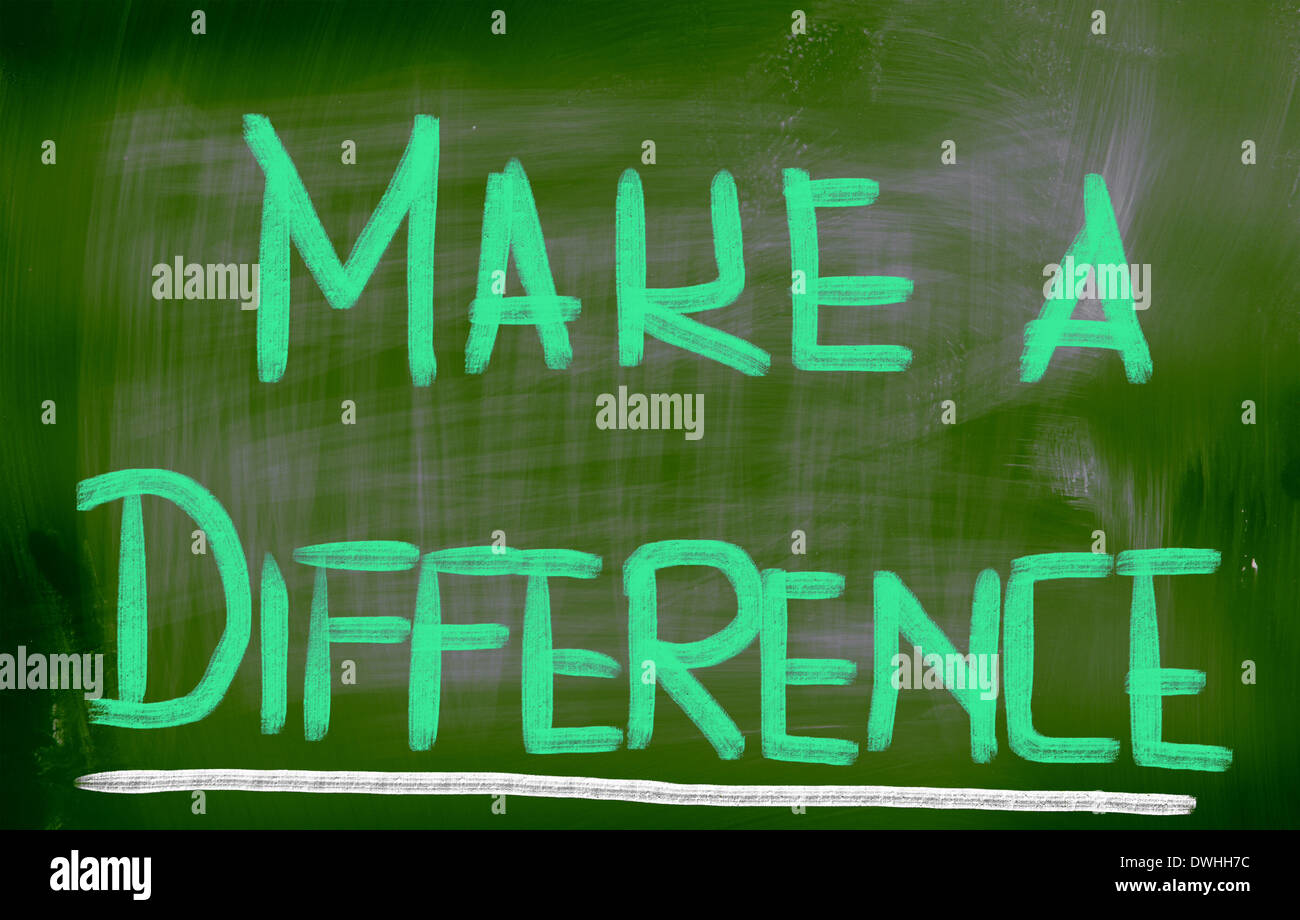 Make difference concept hi-res stock photography and images - Alamy