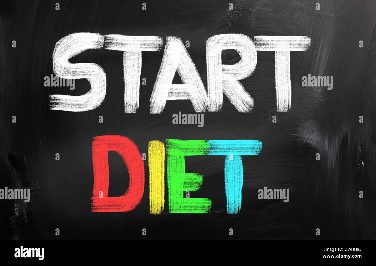 Start Diet Concept Stock Photo - Alamy