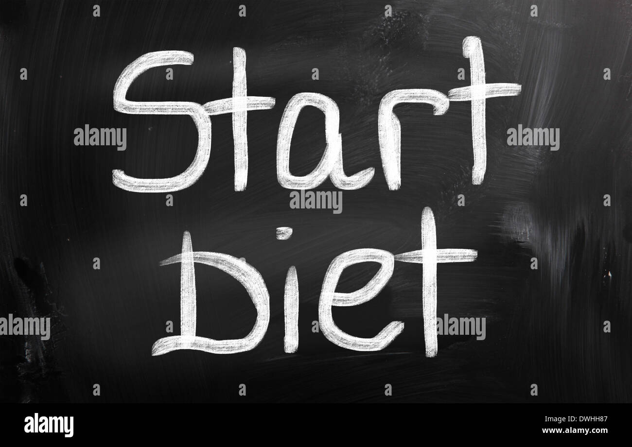 Start Diet Concept Stock Photo - Alamy