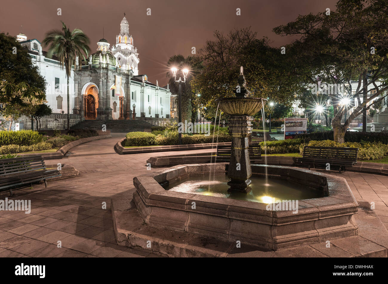 Quito - Independence square Stock Photo - Alamy