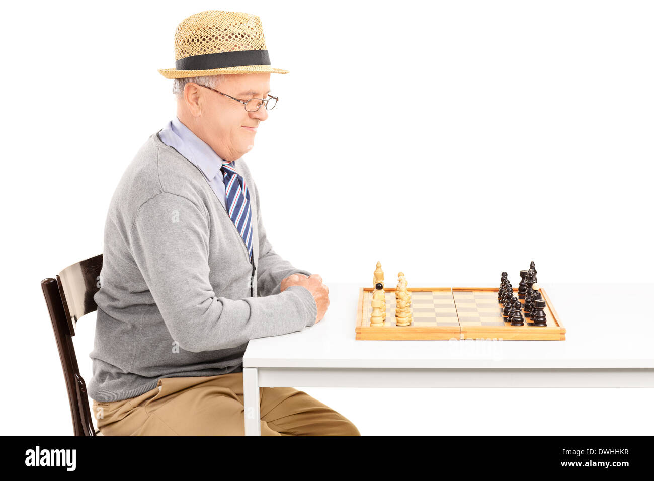 Enjoying a game of chess hi-res stock photography and images - Alamy