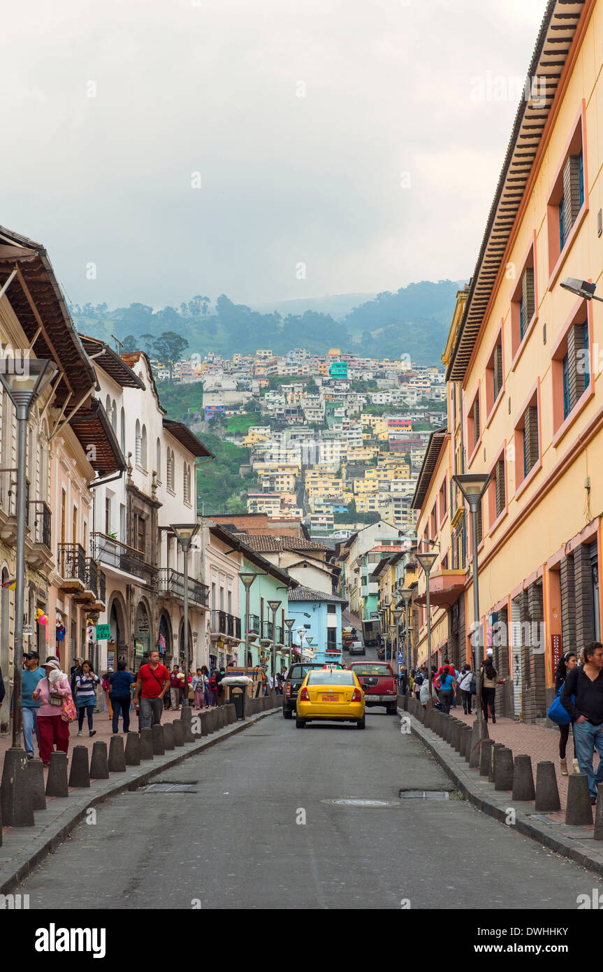 Quito - Calle Chile Stock Photo - Alamy