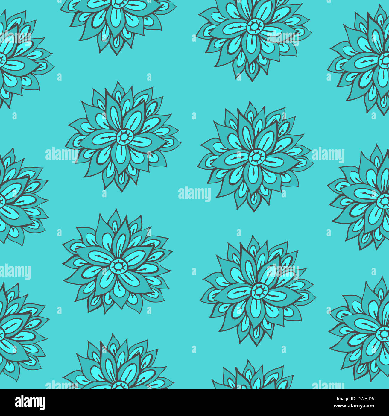 vector flower pattern Stock Photo - Alamy