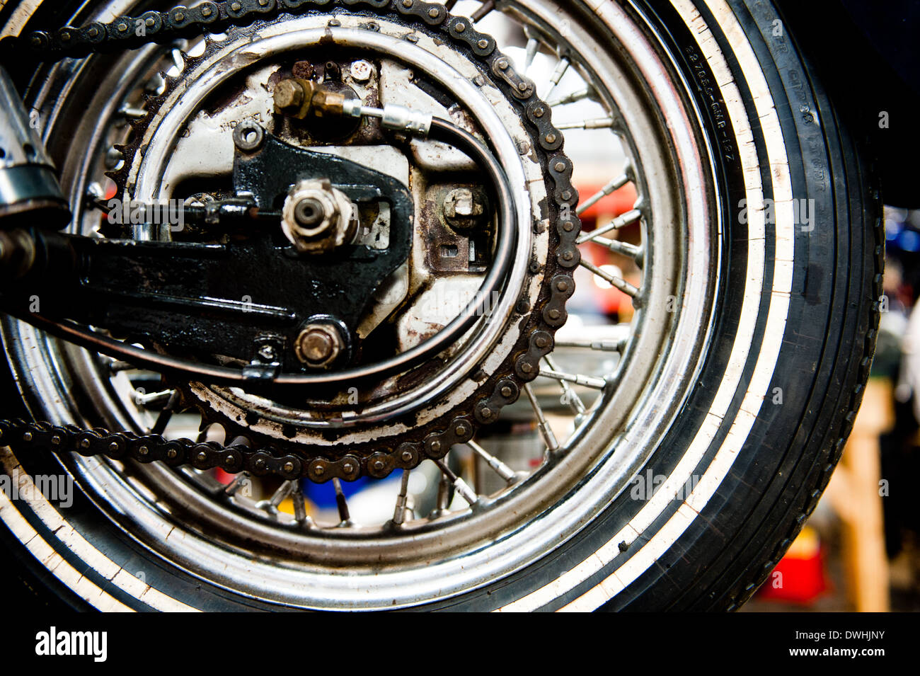 Motorcycle wheel hi-res stock photography and images - Alamy