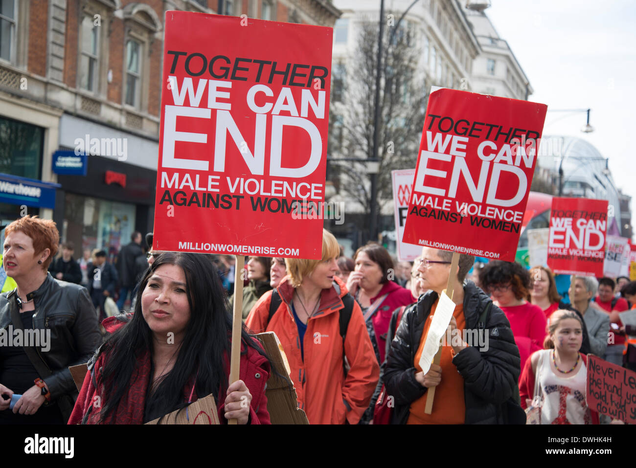 London, UK. 8th March, 2014. Women's International Day march 2014 ...