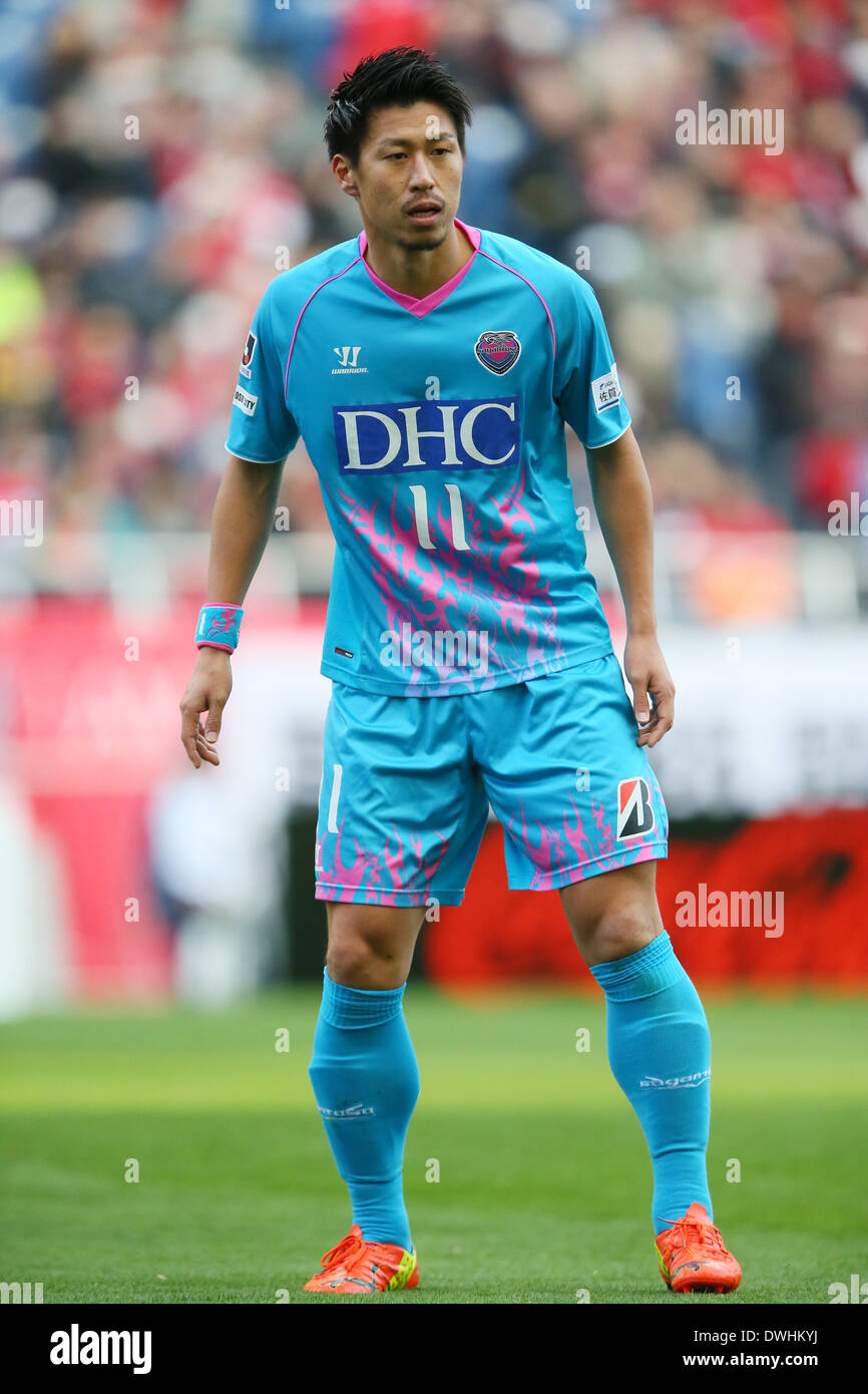 Yohei Toyoda (Sagan), MARCH 8, 2014 - Football /Soccer : 2014 J.LEAGUE ...