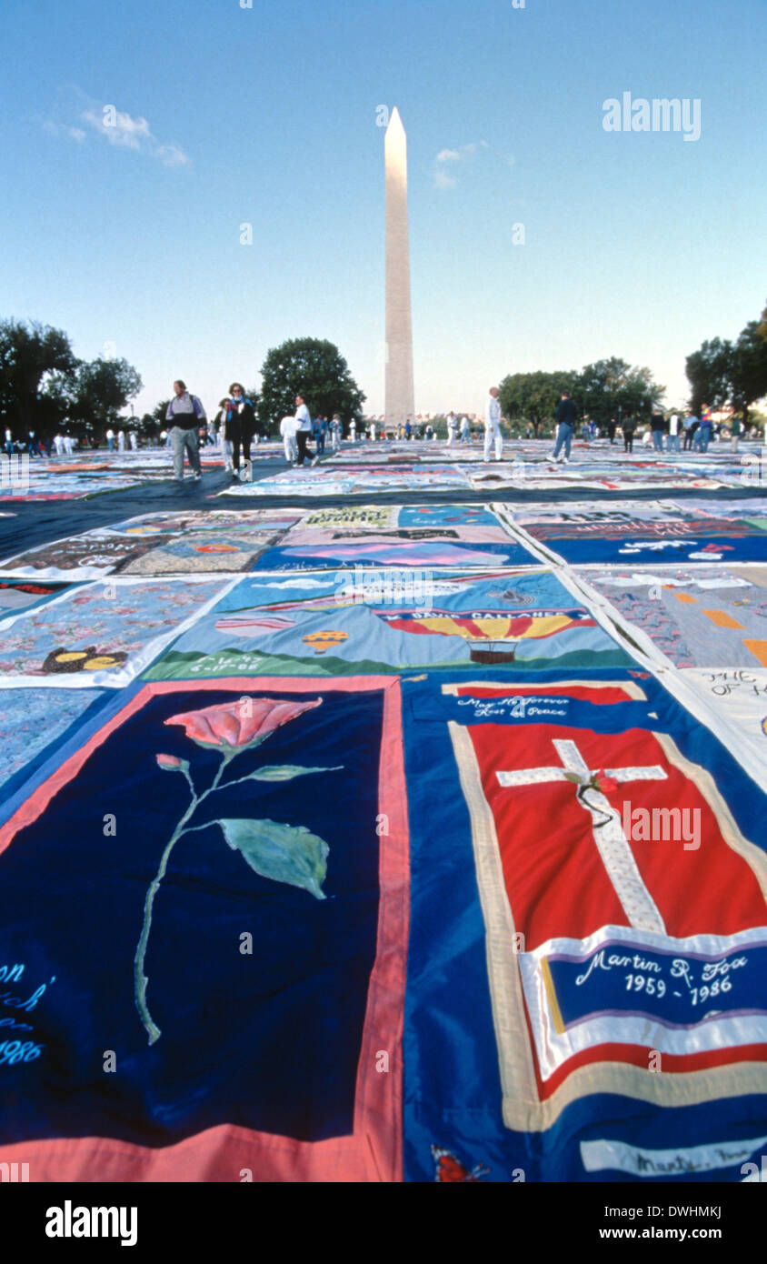 Aids quilt hi-res stock photography and images - Alamy