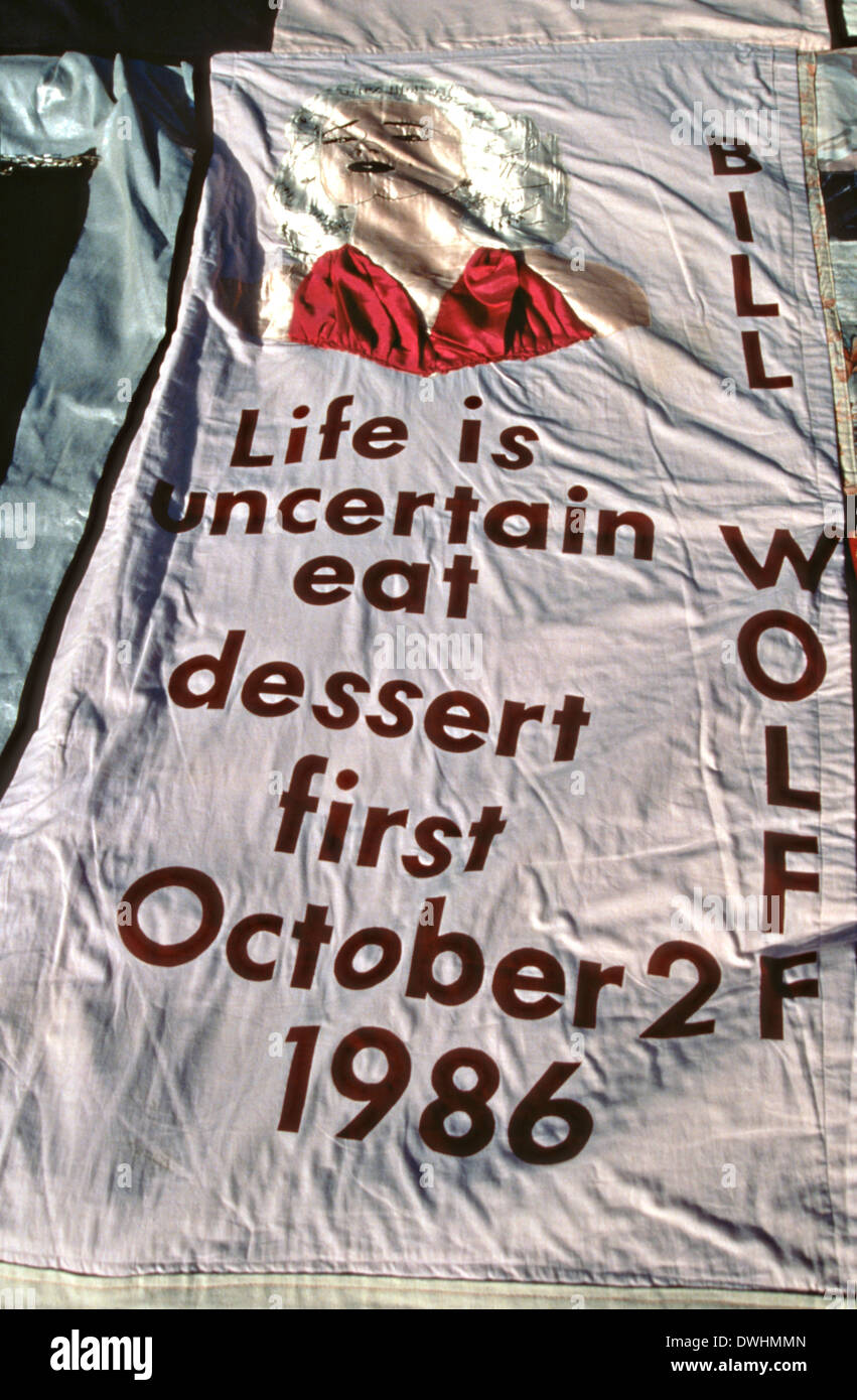 Aids Quilt Stock Photos & Aids Quilt Stock Images - Alamy