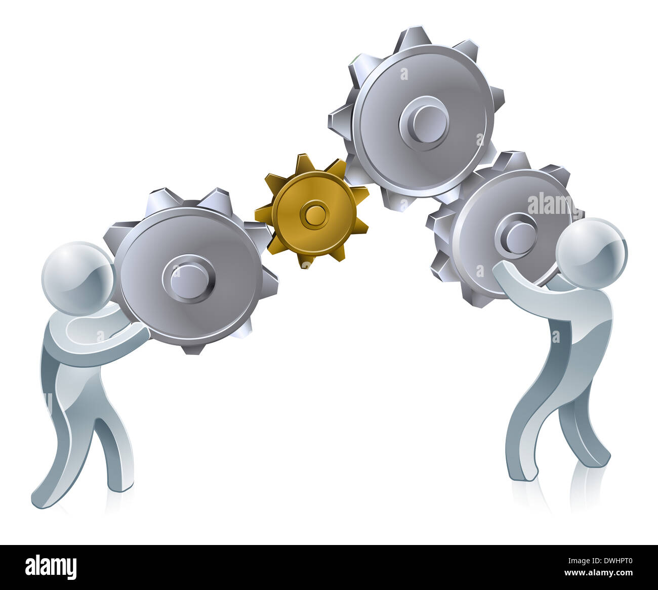 Mechanical drawing with cogs hi-res stock photography and images - Alamy