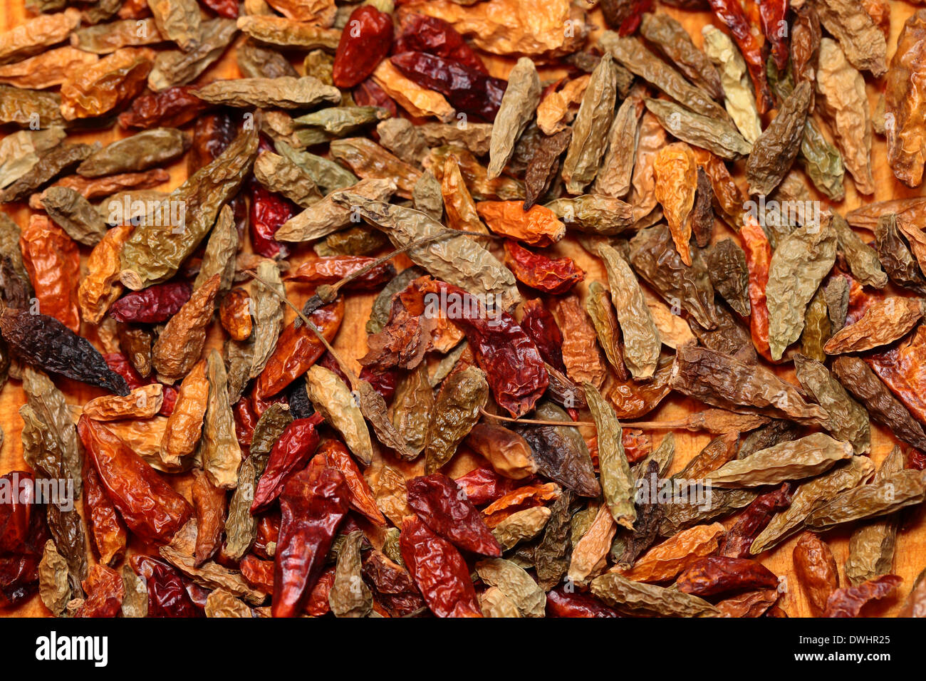 Closeup of red dried chilli background Stock Photo - Alamy