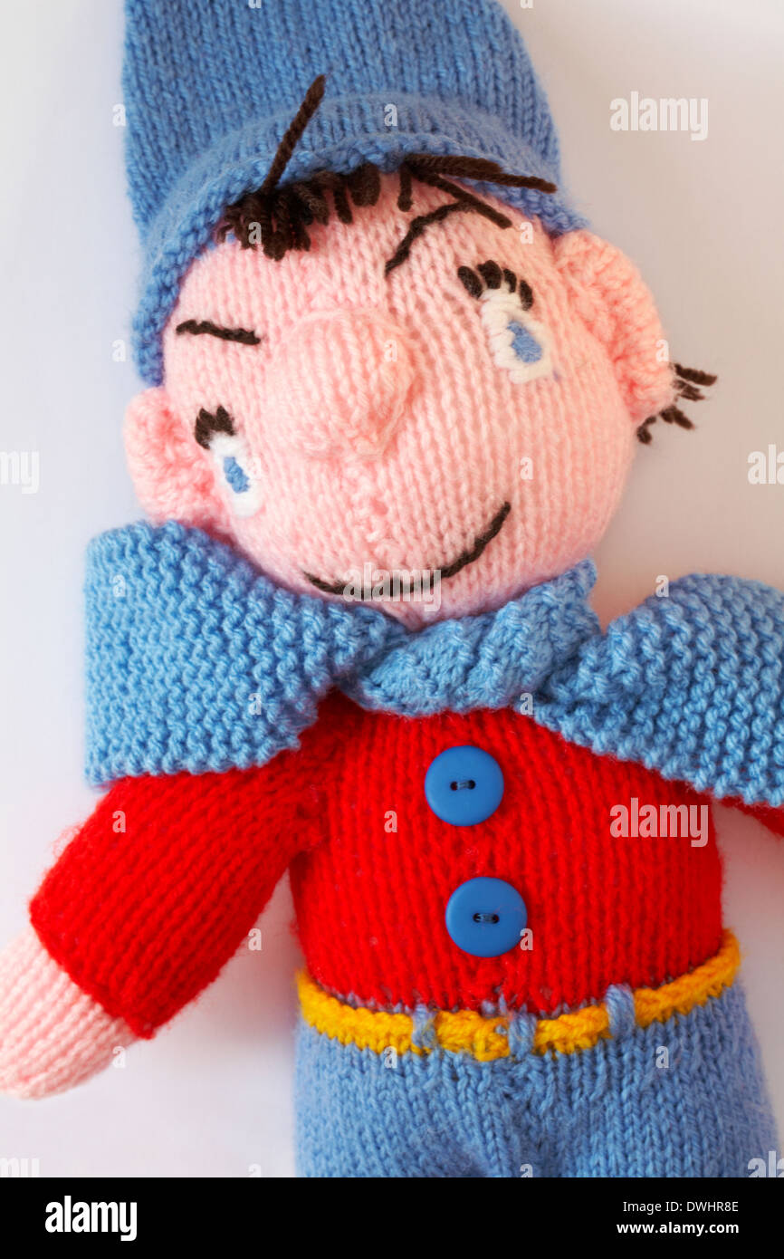 Close up of knitted Noddy doll Stock Photo - Alamy
