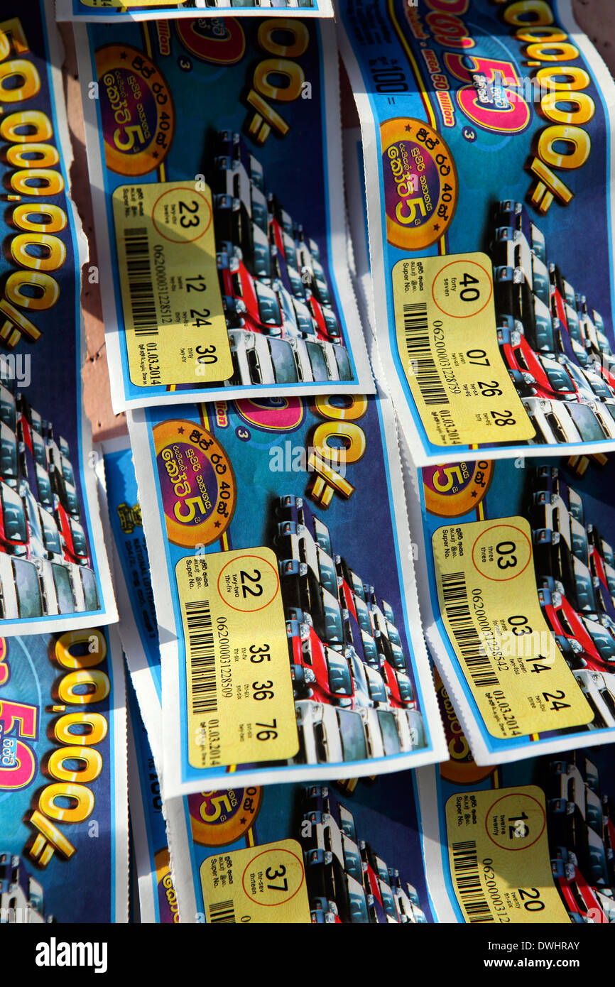 Indian lottery ticket hi-res stock photography and images - Alamy