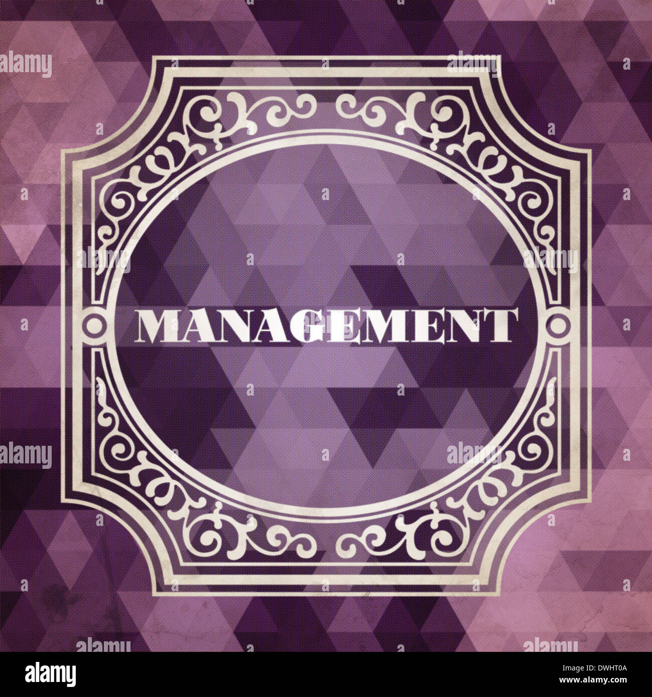 Management. Vintage Background Stock Photo - Alamy