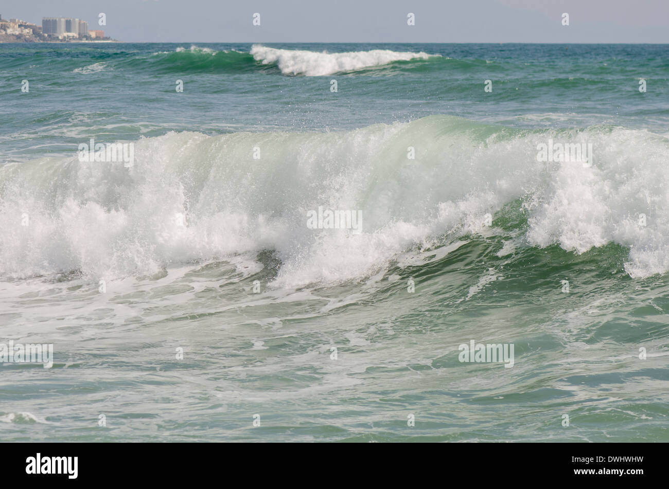 Waves at coast hi-res stock photography and images - Alamy