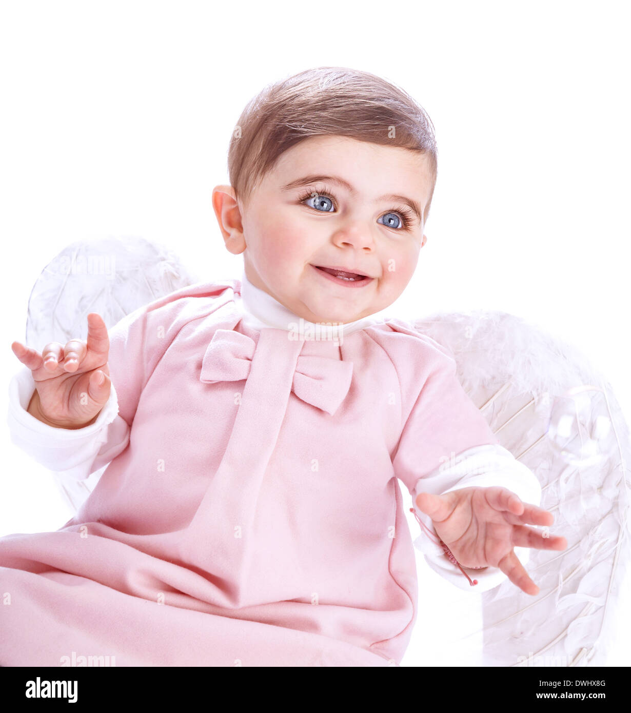 Pink Baby Angels Background