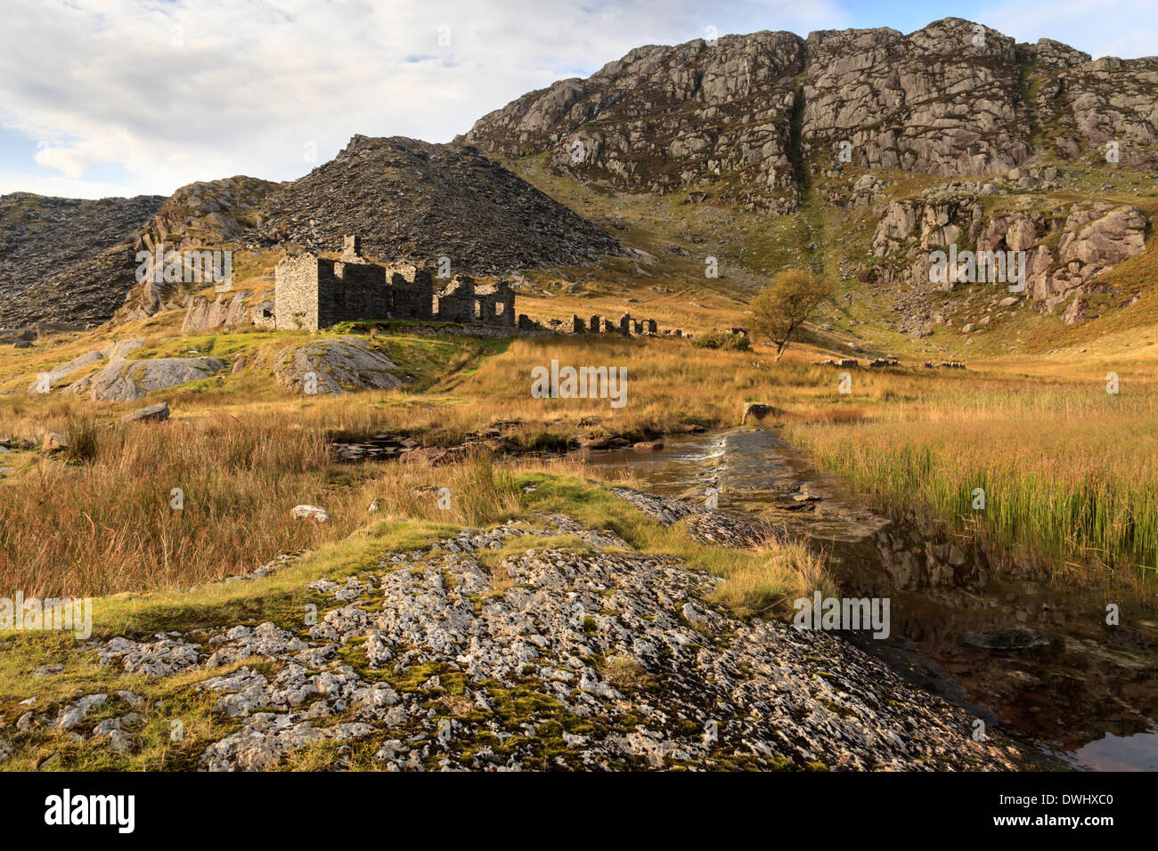 Slate mining abandoned buildings hi-res stock photography and images ...