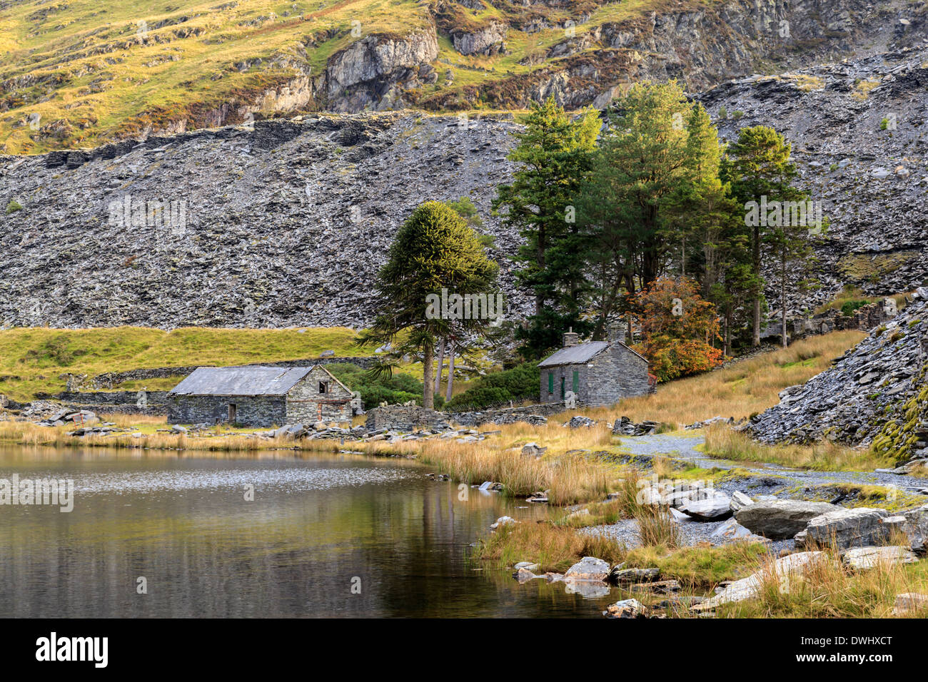 Slate Mining Abandoned Buildings High Resolution Stock Photography and ...