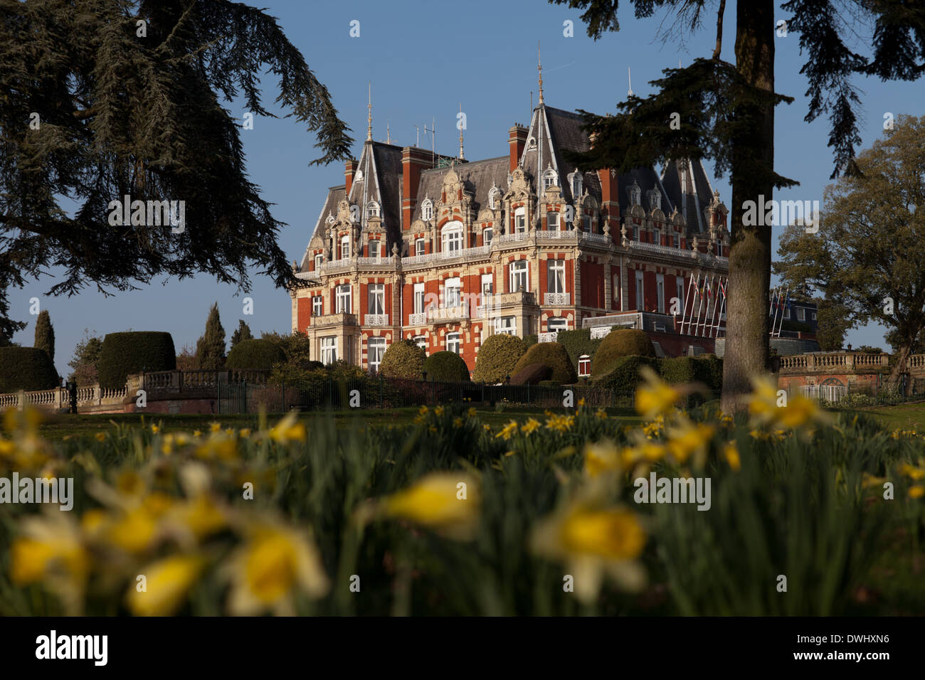 Chateau Impney near Droitwich, Worcs UK Stock Photo - Alamy