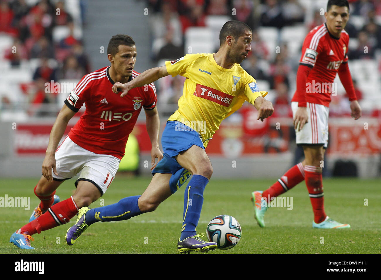 Lisboa, Lisboa, Portugal. 9th Mar, 2014. Estoril's Brazilian midfielder ...