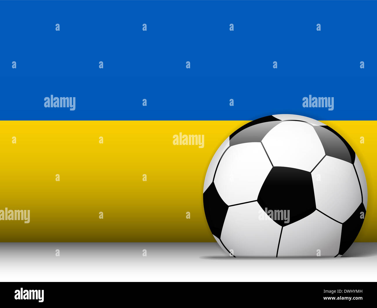 Vector - Ukraine Soccer Ball with Flag Background Stock Photo - Alamy