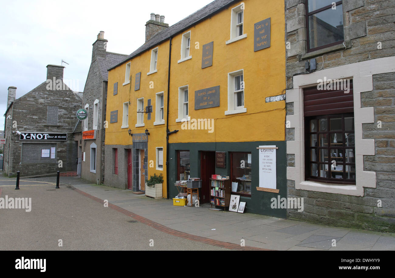 Thurso street scene Scotland March 2014 Stock Photo - Alamy